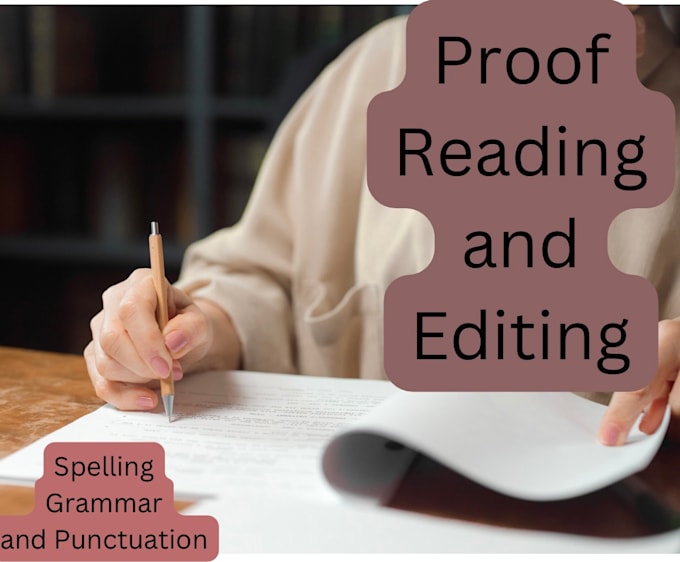 Proof read and edit your written documents, paragraphs etc by ...