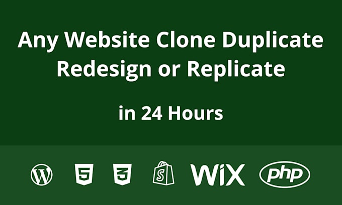 Do Any Website Clone Duplicate Redesign By Pobittrafcf Fiverr