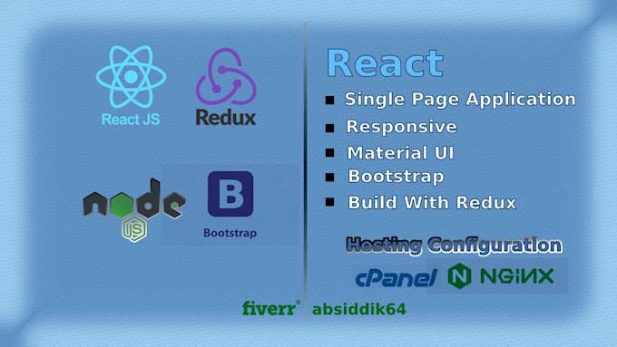 Develop single page website or dynamic website with react js by ...