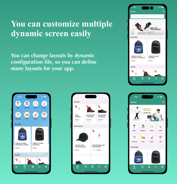 Make ecommerce mobile app for android and ios for dynamic ui by ... Make ecommerce mobile app for android and ios for dynamic ui by ...