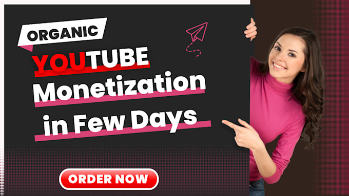 Do real and organic youtube channel monetization, promotion by ...