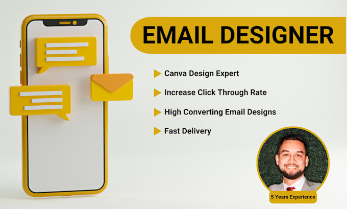 Create and design email graphics for your brand by Rfulchi2 | Fiverr