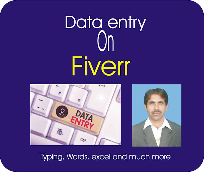 Do data entry, pdf, excel, word typing copy paste by Pervezahmad544 ...