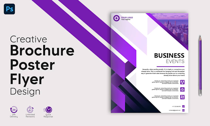 Create eye catching flyers, brochures, and posters for your business by ...