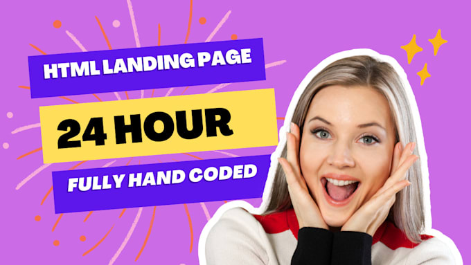 Html landing page in 24 hour by Sectioncoder | Fiverr