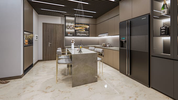 Design your kitchen with production plans and 3d visuals by Italian ...