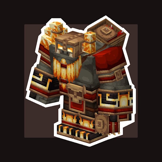 Design 3d blockbench minecraft models and do 3d animation by Leah ...