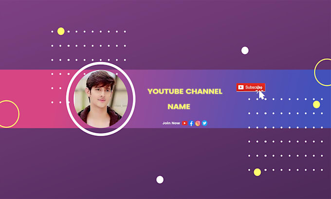 Design professional custom youtube banner art channel or header by ...