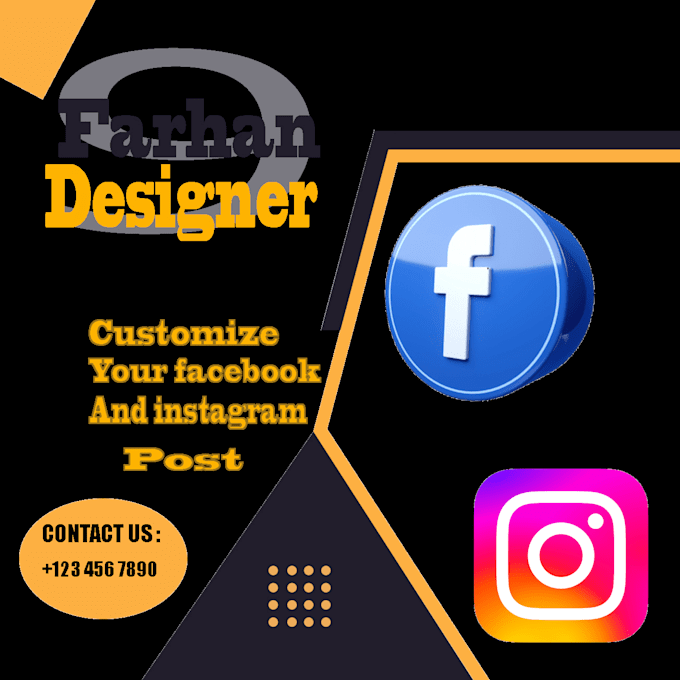 Design facebook post, instagram post by Farhan9designer | Fiverr