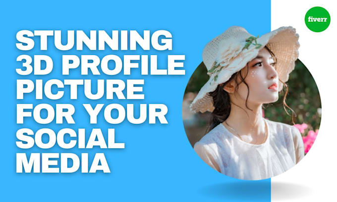 Edit amazing 3d profile pictures by Gjvdesigns | Fiverr