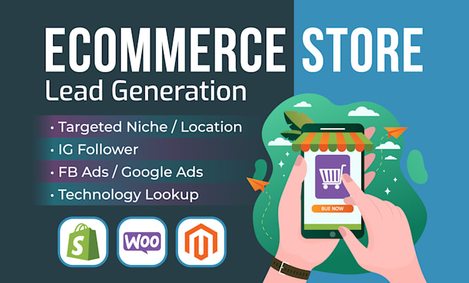 Do ecommerce lead generation shopify leads by Sarifweb | Fiverr