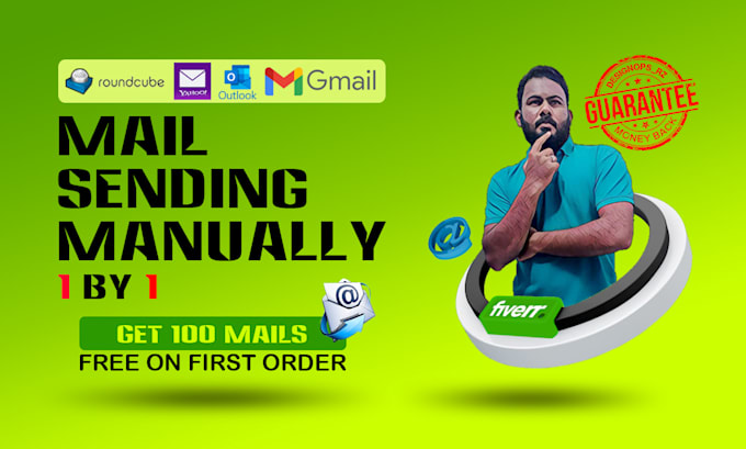 Send manually 500 emails one by one per day by Designops_rz | Fiverr