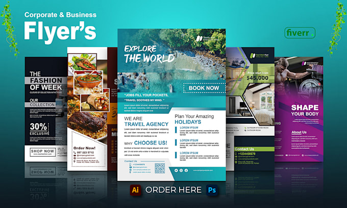 Design professional corporate and business flyers for you by Imran ...