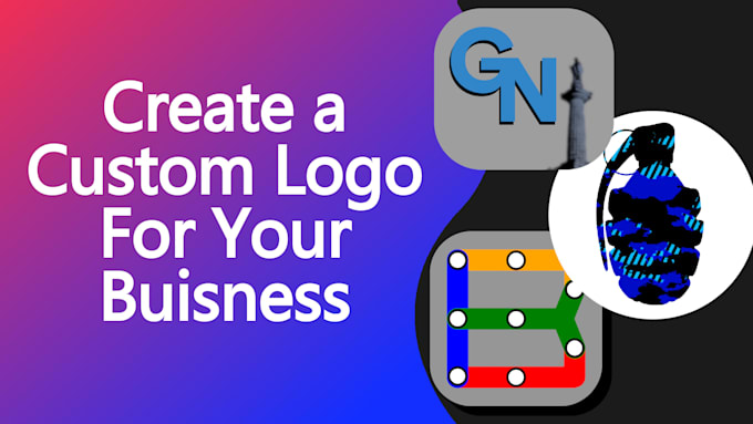 Create a custom logo for your app or business by Lewisgibney | Fiverr