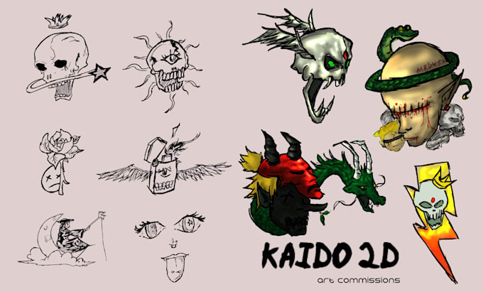 Create custom tattoo designs for vrchat and vtuber models by Kaido2d ...