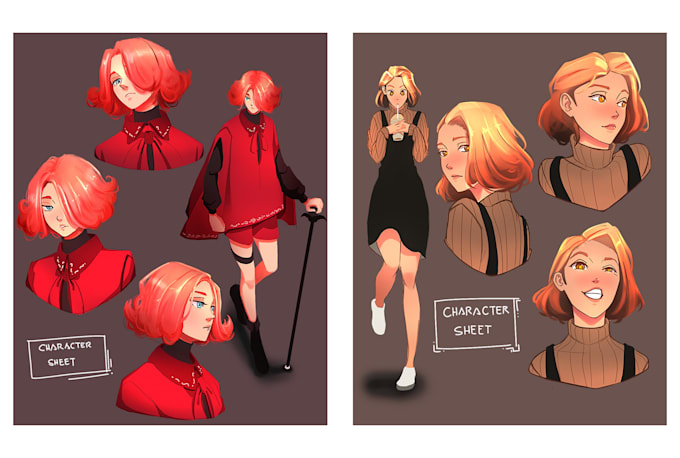 Design and create high quality character sheet by Andyaves | Fiverr