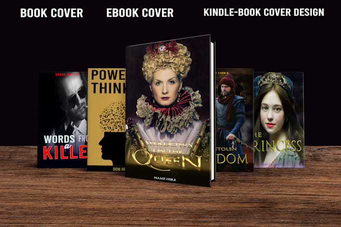 Design book covers,book covers and kindle book covers with 3d mockup by ...