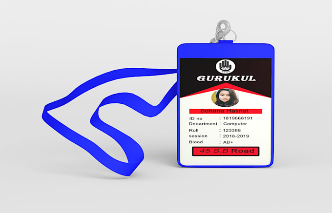 Do custom design and print on pvc id cards by Graphicscourse | Fiverr