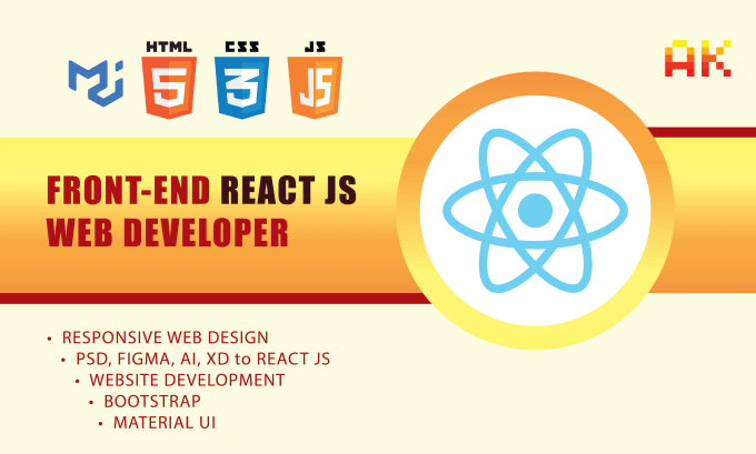 Develop Your Front End Development Website With React Js By Alkabeerpk Fiverr