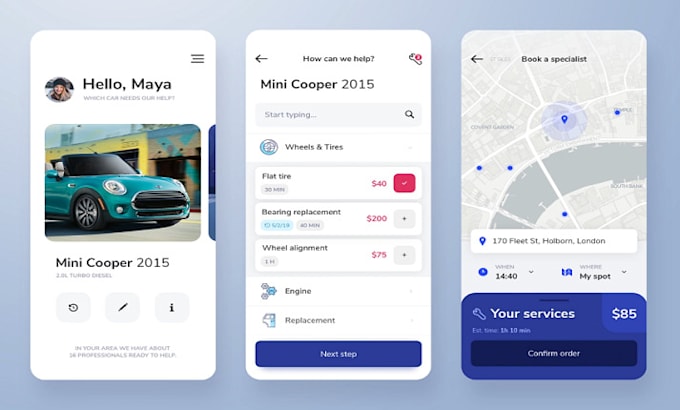Build car service app, mechanic app, car wash and logistic app by ...