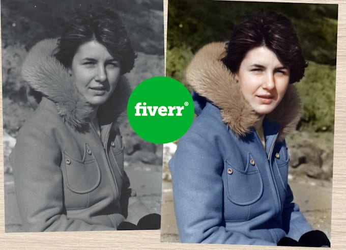 Restore, retouch, repair, and colorize your old photo by Furky_desing ...