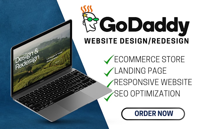 Design and redesign godaddy website for business in 24 hours by Book ...