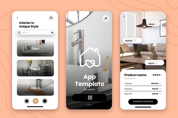 Convert psd, xd, figma, ui design into a responsive react native app by ...