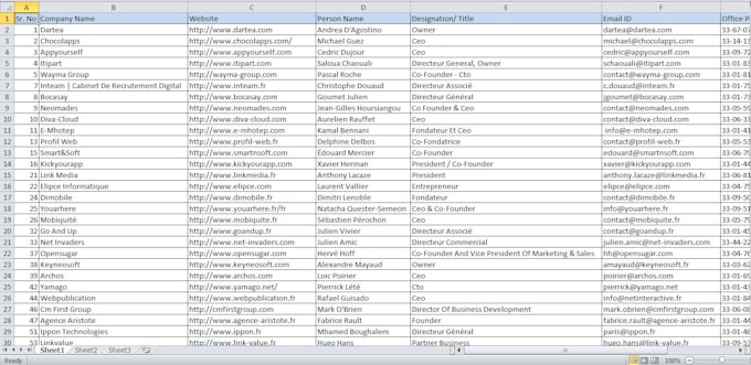 Do ms word and web research, data extraction for you by Working_mode ...