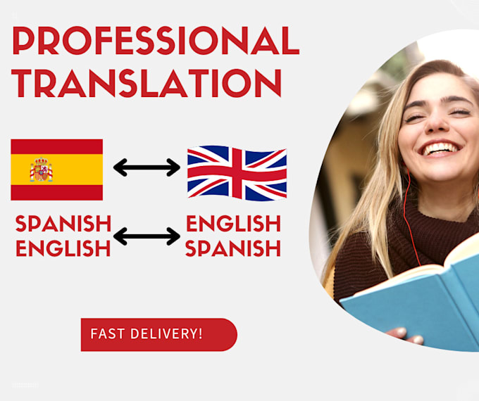 Translate from english to spanish and vice versa by Vision_factory | Fiverr