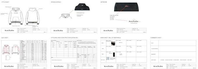 Create in depth techpacks by Tgmstudios | Fiverr