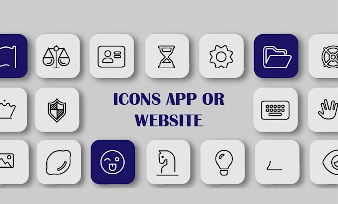 Design unique custom vector icons for your business by Lilaser | Fiverr