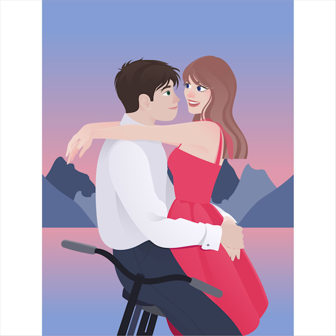 Create flat vector illustration for you by Katooon | Fiverr