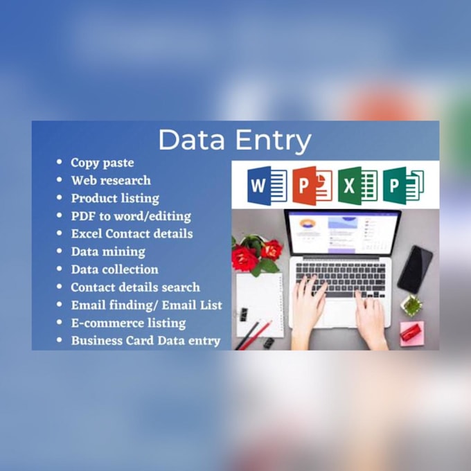 Expert in data entry , ms word,excel sheet or google sheet by Asadbaloch984 | Fiverr