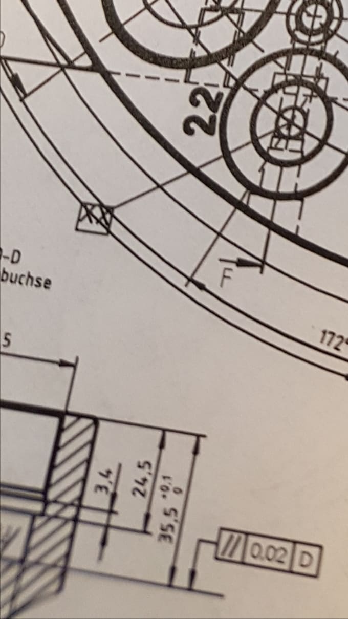 Create technical drawings for manufacturing by Vezfischer | Fiverr