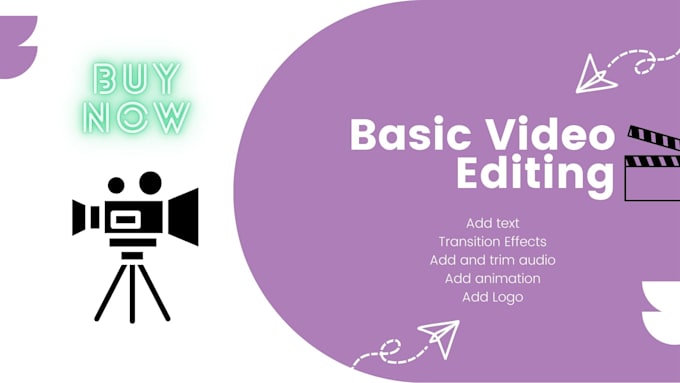 Do basic video editing trim, add a logo, transition, etc by Halilberk37 ...