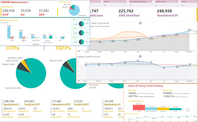 Create highly informative n interactive dashboard for your organization by Mnpiracha | Fiverr