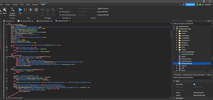 Be an expert roblox scripter for your game by Typicaldarkdev | Fiverr