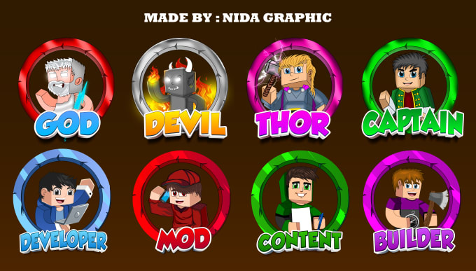 Design minecraft server store buycraft icon by Nidagraphics3 Fiverr