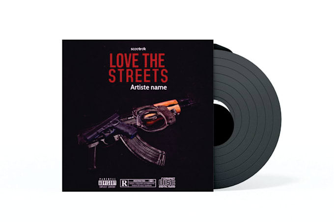 Create a professional hip hop album, single or mixtape cover artwork by Blordstudios | Fiverr