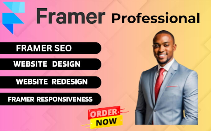 Fix framer design framer redesign framer website figma to framer figma expert by Gasikiyayemi ...