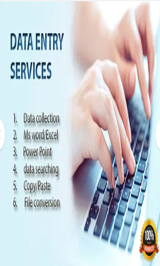 Do data entry, data collecting, online research, copy and paste,typing ...