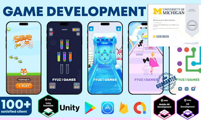 Create unity vr ar game prototypes and training simulations by Mustakeemjaffri | Fiverr