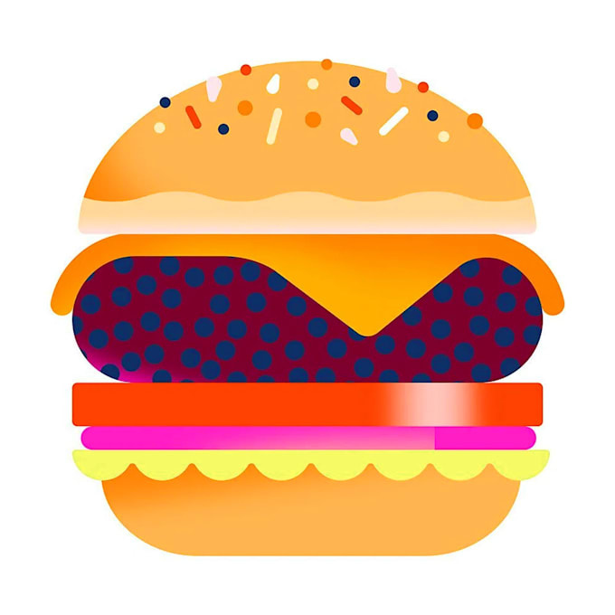 Make an awesome food pop art of your food by Tilanabotha | Fiverr