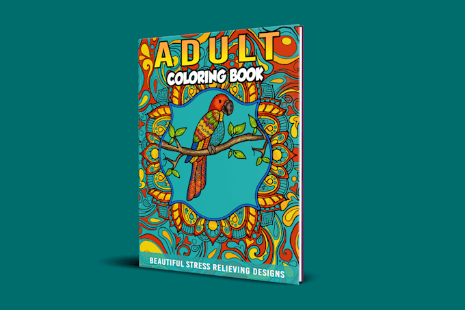 Design adult coloring book cover by Bhooralal1965 | Fiverr
