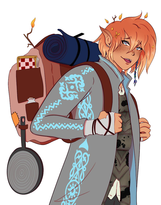 Draw your dnd character by Princeley_peach | Fiverr