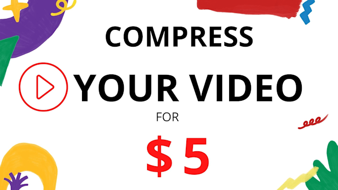 Compress your video file size with no quality loss by Cedrickamdom | Fiverr