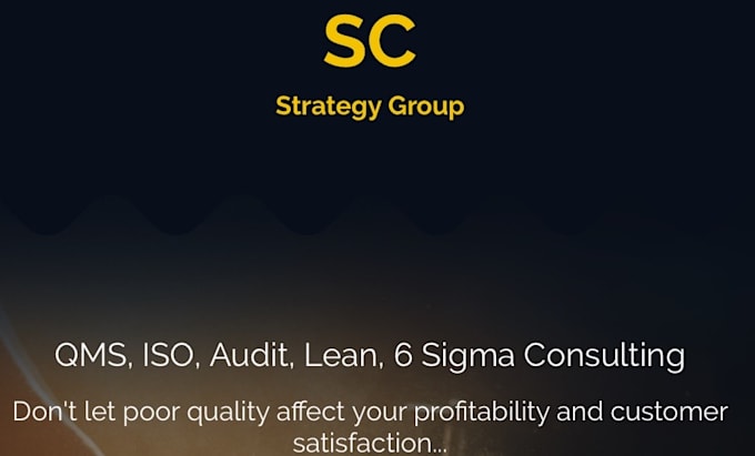 Offer qms, iso, audit, lean 6 sigma consulting by Sheldon_chong | Fiverr