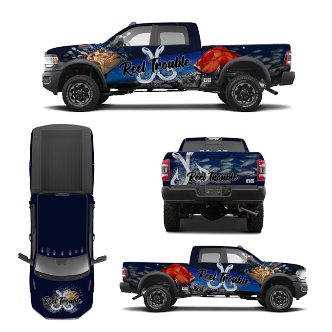 Design a professional eye catching vehicle wrap by Jordanboley | Fiverr