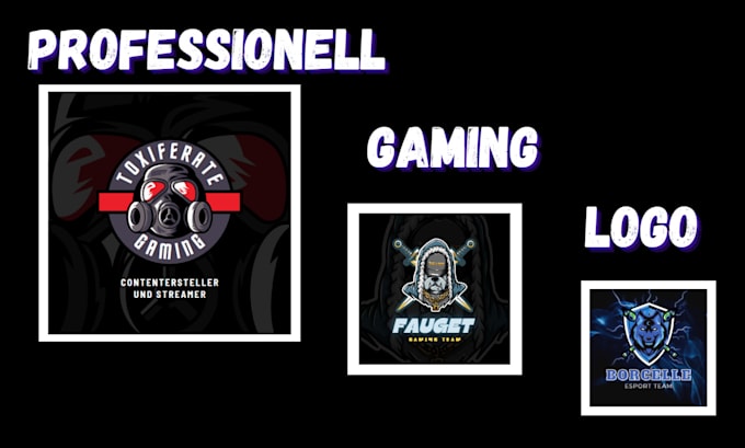 Design a professionell gaming logo for you by Julius_online | Fiverr