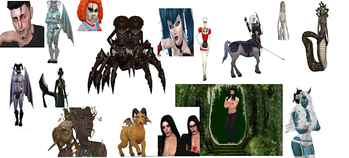 Create a supernatural or mythical creature for the sims 4 by ...